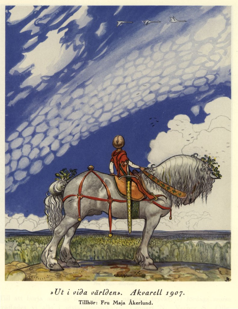 john bauer – Falling Awake